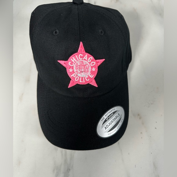 THE FLEXX | Accessories | Chicago Police Pink Logo Hat | Poshmark